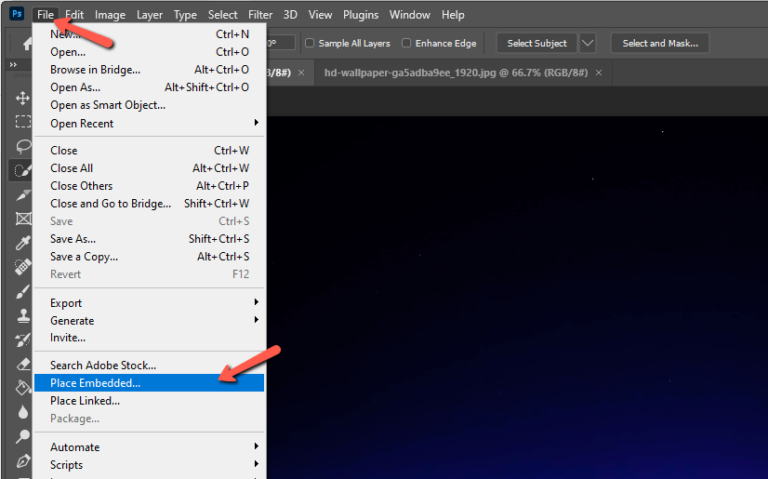 2 Ways to Add Realistic Stars to Images in Photoshop