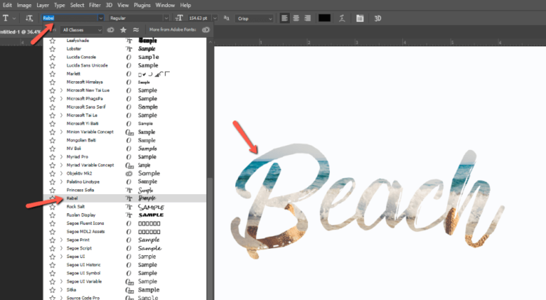 How to Fill Text With an Image in Photoshop (4 Steps)