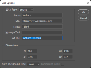 4 Steps Insert Hyperlink to JPEG Image in Photoshop