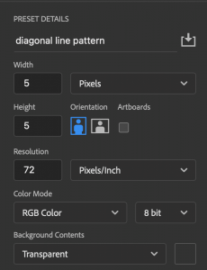 7 Quick Steps to Create Diagonal Line Pattern in Photoshop