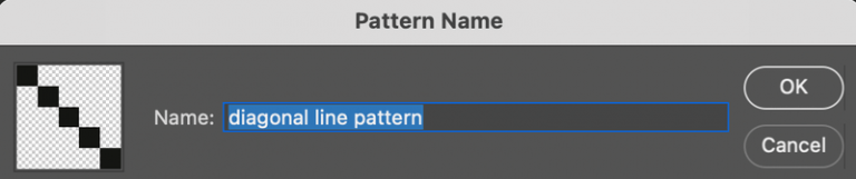 7 Quick Steps to Create Diagonal Line Pattern in Photoshop