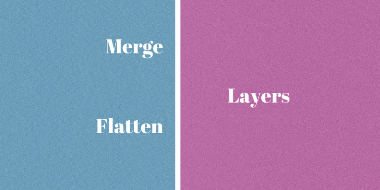 How to Merge and Flatten Layers in Photoshop (Tutorials)