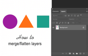 How to Merge and Flatten Layers in Photoshop (Tutorials)