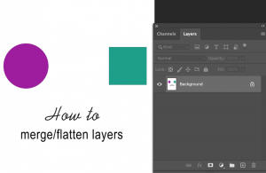 How to Merge and Flatten Layers in Photoshop (Tutorials)