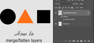 How to Merge and Flatten Layers in Photoshop (Tutorials)