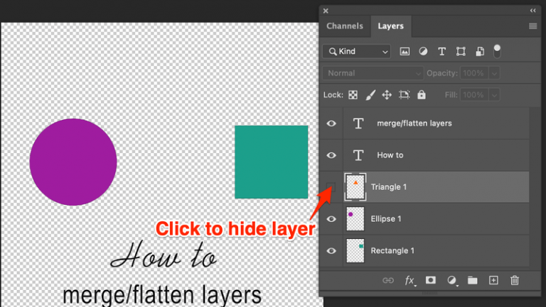 How to Merge and Flatten Layers in Photoshop (Tutorials)
