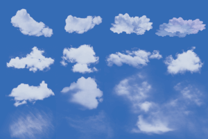 16 Free Realistic Cloud Brushes for Photoshop (Editable)