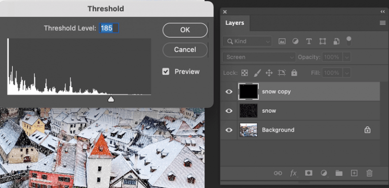 6 Easy Steps to Add Snow Effect to a Photo in Photoshop