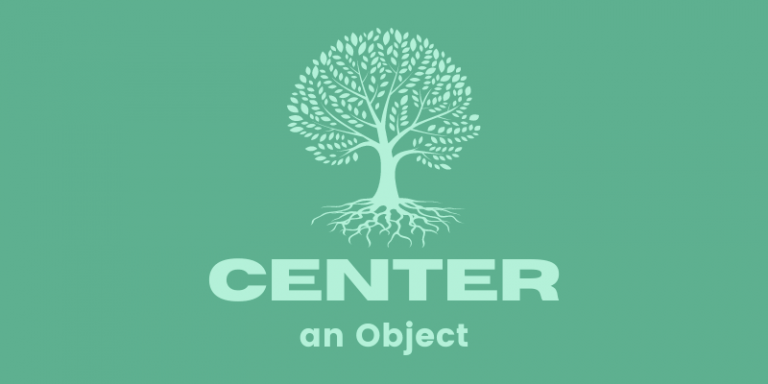 2 Quick Ways to Center an Object in Photoshop
