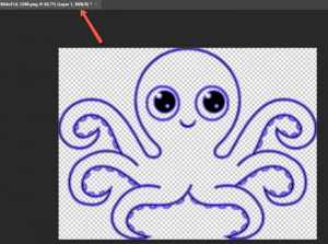 How to Thicken Lines in Photoshop (2 Steps with Example)