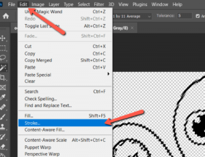 How to Thicken Lines in Photoshop (2 Steps with Example)