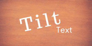 How to Tilt/Angle Text in Photoshop (With Examples)