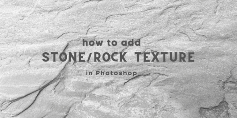2 Ways to Add a Stone/Rock Texture in Photoshop (Tutorial)
